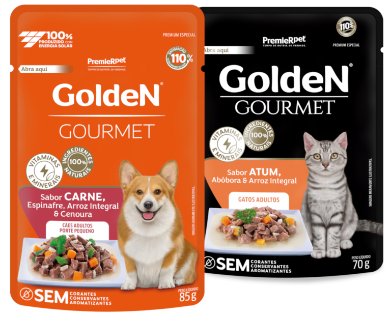 GoldeN® - uma linha completa de alimentos para Cães e Gatos